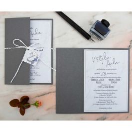 Invitatie nunta 40133 B - Accesorii Nunta | First Event